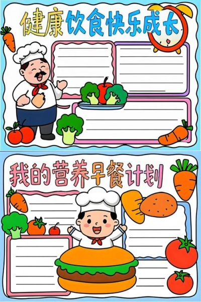 小学生营养早餐吃什么好_如何搭配手抄报内容-第3张图片-山城妙识