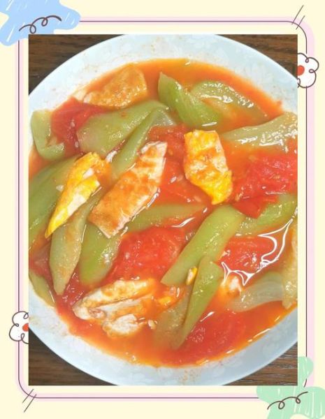 番茄丝瓜蛋汤怎么做_丝瓜蛋汤要不要先炒番茄-第1张图片-山城妙识