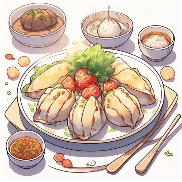 饺子图片大全图卡通_卡通饺子怎么画-第3张图片-山城妙识