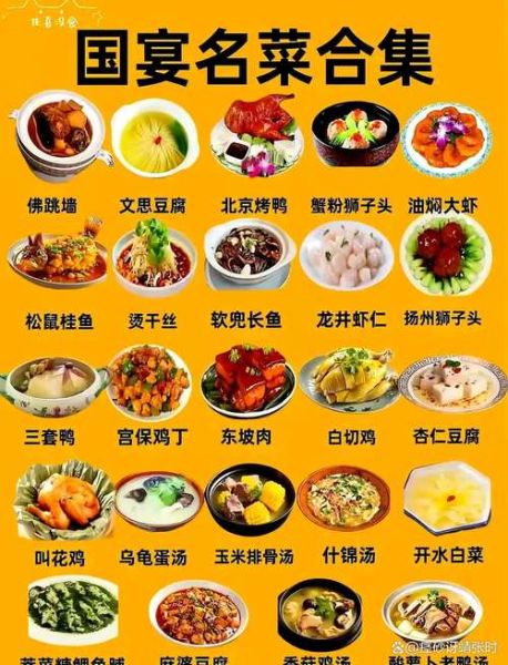 国宴菜单有哪些菜_国宴菜品做法揭秘-第1张图片-山城妙识
