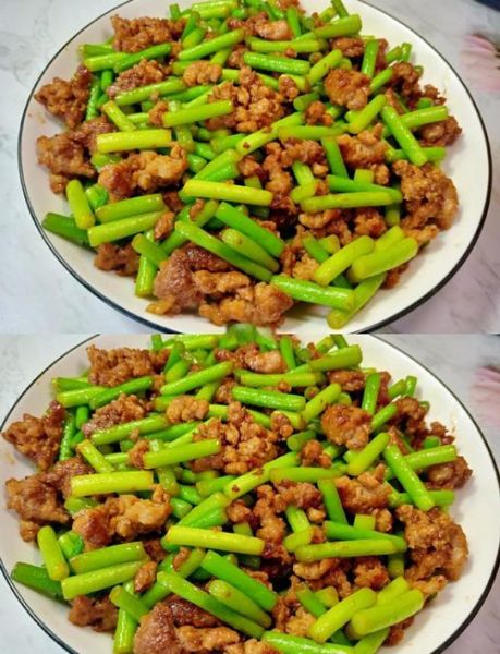 蒜苔青椒炒肉怎么做_蒜苔青椒炒肉先炒肉还是先炒蒜苔-第3张图片-山城妙识