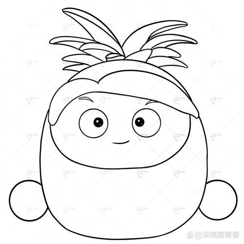 菠萝派简笔画怎么画_菠萝派简笔画步骤-第1张图片-山城妙识