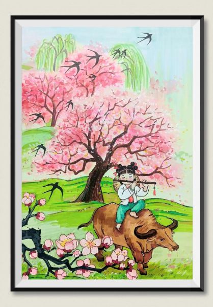 清明节手绘画怎么画_清明节手绘画图片有哪些风格-第3张图片-山城妙识