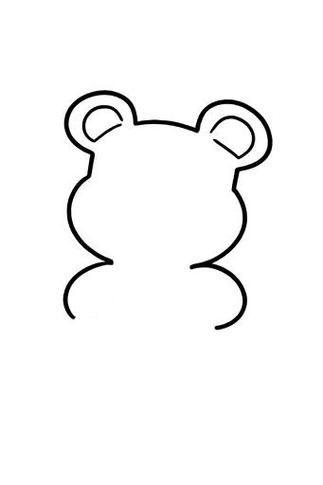 小熊饼干简笔画怎么画_小熊饼干简笔画步骤-第2张图片-山城妙识 小熊饼干简笔画怎么画_小熊饼干简笔画步骤-第2张图片-山城妙识