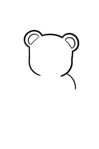 小熊饼干简笔画怎么画_小熊饼干简笔画步骤-第3张图片-山城妙识 小熊饼干简笔画怎么画_小熊饼干简笔画步骤-第3张图片-山城妙识