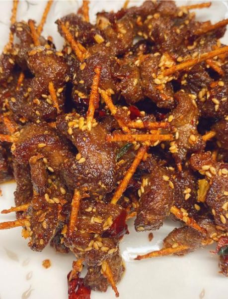 牙签牛肉用什么腌料_牙签牛肉怎么做才嫩-第1张图片-山城妙识