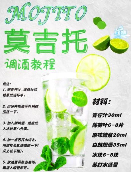 莫吉托鸡尾酒正宗配方比例_如何调出古巴风味-第1张图片-山城妙识