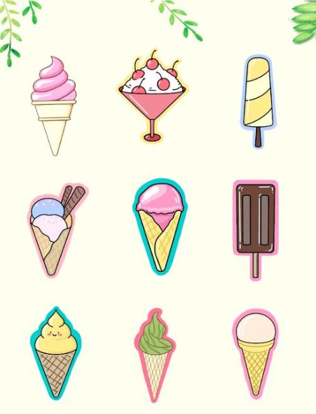 冰淇淋店卡通图片哪里找_冰淇淋卡通图怎么画-第2张图片-山城妙识