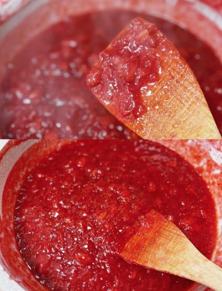 草莓果酱真实长什么样_草莓果酱颜色为什么偏深-第1张图片-山城妙识