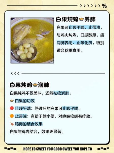 白果炖鸡的功效与禁忌_孕妇可以吃吗-第1张图片-山城妙识 白果炖鸡的功效与禁忌_孕妇可以吃吗-第1张图片-山城妙识