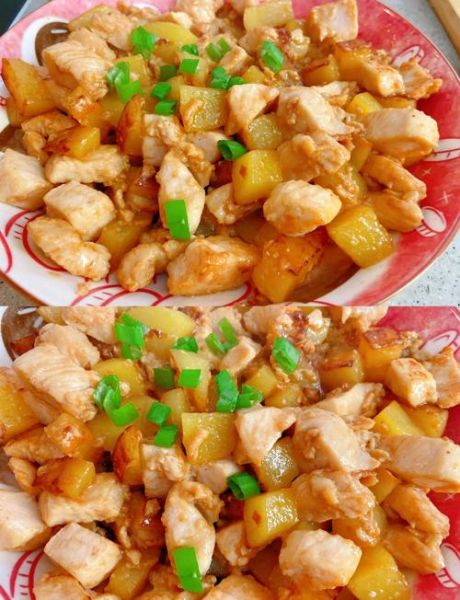 鸡胸肉炒土豆丁怎么炒好吃_鸡胸肉炒土豆丁需要焯水吗-第1张图片-山城妙识
