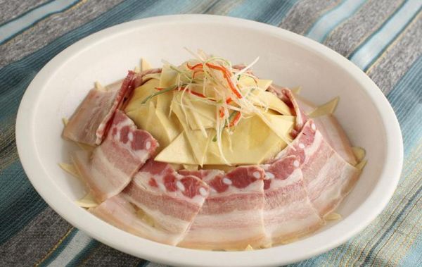 咸肉蒸百叶怎么做好吃_咸肉蒸百叶做法窍门-第3张图片-山城妙识