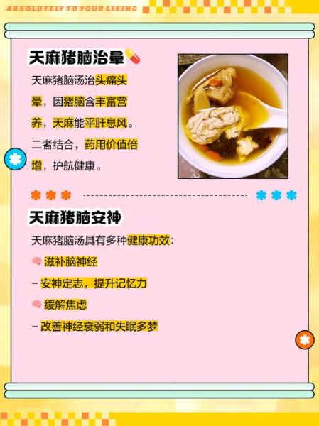 猪脑炖天麻的功效与作用_猪脑炖天麻适合什么人吃-第1张图片-山城妙识
