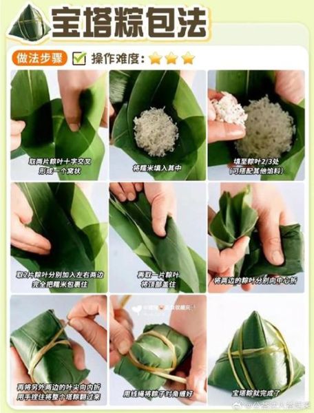 包粽子手势图解_新手包粽子手法慢动作-第1张图片-山城妙识