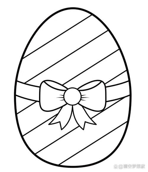 鸡蛋涂鸦可爱简笔画_怎么画-第1张图片-山城妙识