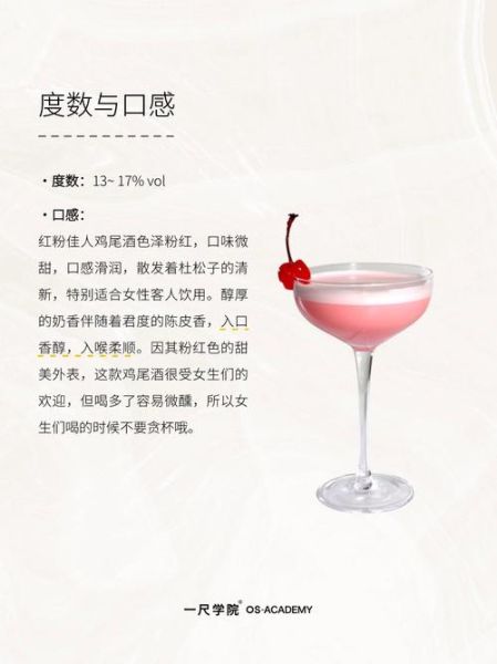 红粉佳人鸡尾酒配方_调制比例是多少-第1张图片-山城妙识