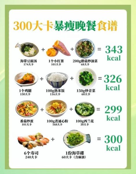 瘦身晚餐食谱大全_如何吃才不反弹-第2张图片-山城妙识