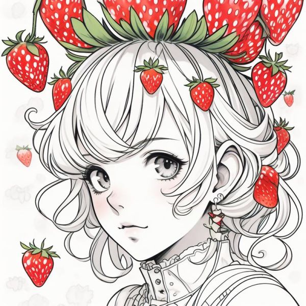 草莓棉花糖情头怎么选_情侣头像去哪找-第3张图片-山城妙识