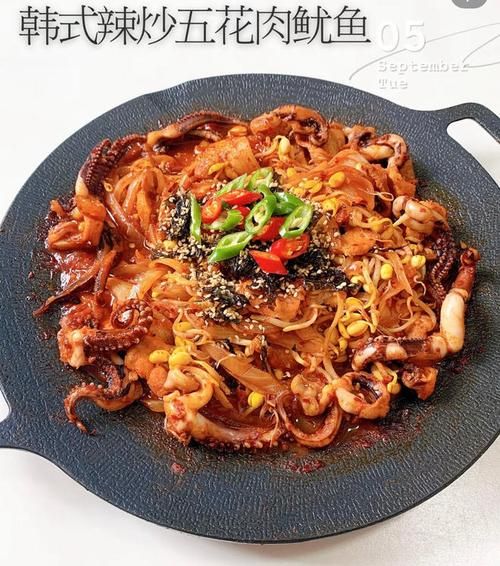 韩式辣炒鱿鱼怎么做_韩式辣炒鱿鱼做法步骤-第2张图片-山城妙识