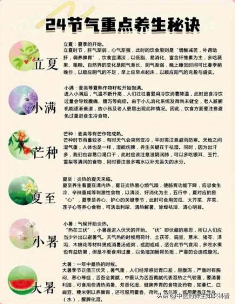 二十四节气有哪些_如何根据节气养生-第3张图片-山城妙识