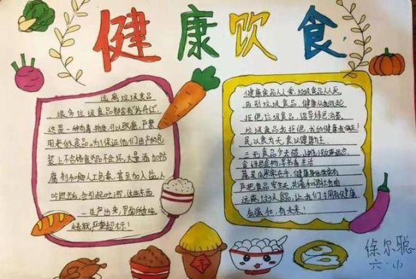 健康饮食手抄报怎么画_健康饮食手抄报内容写什么-第3张图片-山城妙识