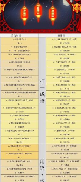 元宵节灯谜题库_有哪些经典题目-第3张图片-山城妙识