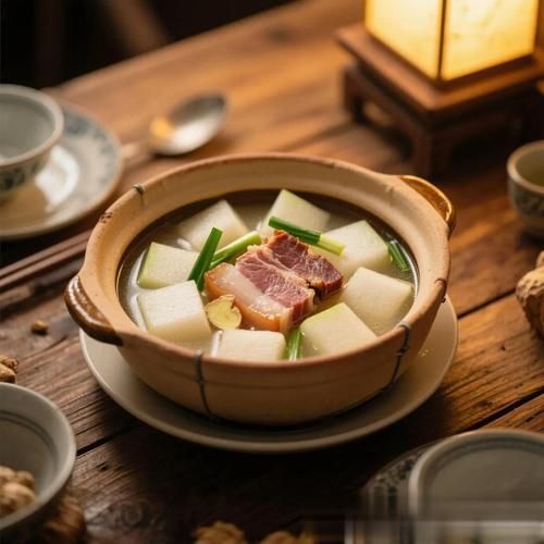 咸肉火腿冬瓜汤怎么做_冬瓜汤去腥增鲜技巧-第1张图片-山城妙识