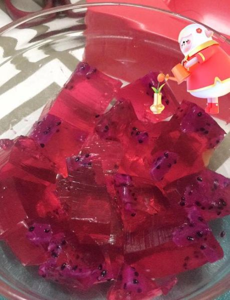 火龙果果冻白凉粉版怎么做_为什么颜色会褪色-第1张图片-山城妙识