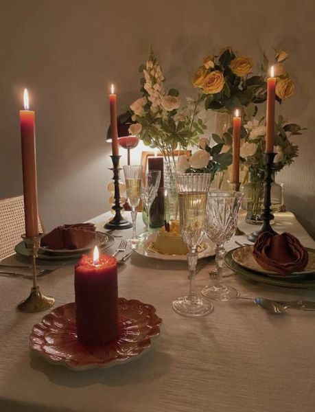 烛光晚餐布置图片_家里如何布置烛光晚餐-第3张图片-山城妙识