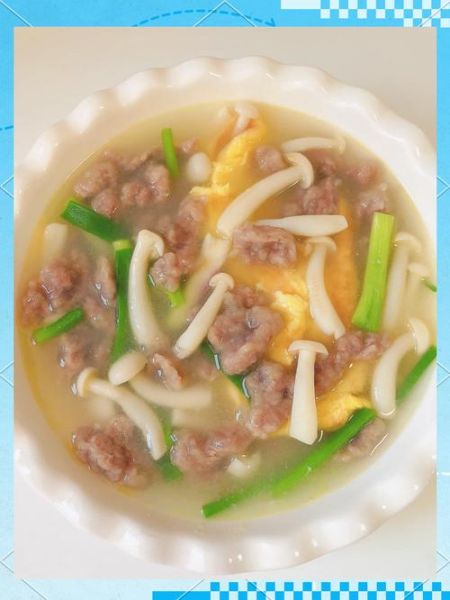 蘑菇肉片汤怎么做好吃_家常蘑菇肉片汤做法-第3张图片-山城妙识