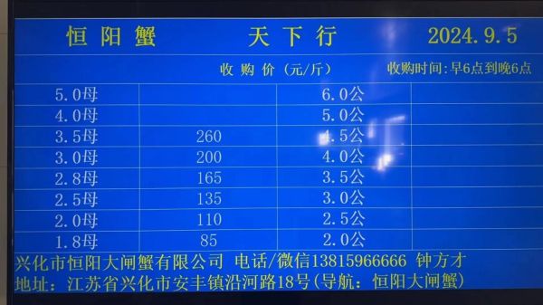 大闸蟹多少钱一斤_2024最新行情-第2张图片-山城妙识 大闸蟹多少钱一斤_2024最新行情-第2张图片-山城妙识