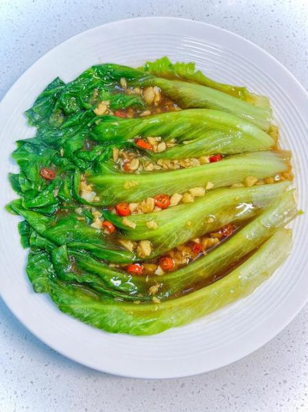 广式蚝油生菜怎么做_生菜焯水几分钟才脆绿-第1张图片-山城妙识