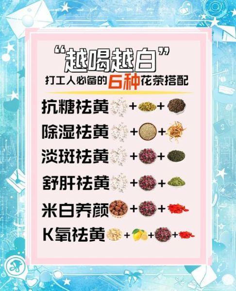 美白花茶配方有哪些_喝多久见效-第3张图片-山城妙识