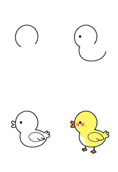 小鸭图片怎么画_小鸭图片简笔画教程-第3张图片-山城妙识 小鸭图片怎么画_小鸭图片简笔画教程-第3张图片-山城妙识