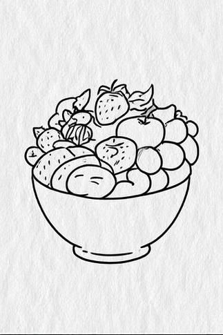 水果沙拉简笔画怎么画_水果沙拉简笔画图片大全-第2张图片-山城妙识 水果沙拉简笔画怎么画_水果沙拉简笔画图片大全-第2张图片-山城妙识