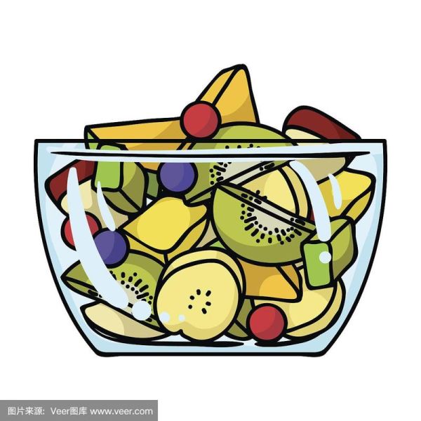水果沙拉简笔画怎么画_水果沙拉简笔画图片大全-第3张图片-山城妙识 水果沙拉简笔画怎么画_水果沙拉简笔画图片大全-第3张图片-山城妙识