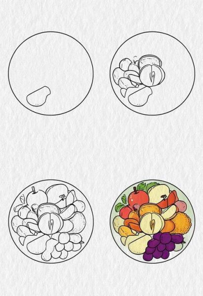 水果沙拉简笔画怎么画_水果沙拉简笔画图片大全-第1张图片-山城妙识 水果沙拉简笔画怎么画_水果沙拉简笔画图片大全-第1张图片-山城妙识