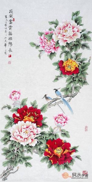 花开富贵图片_牡丹图寓意是什么-第1张图片-山城妙识