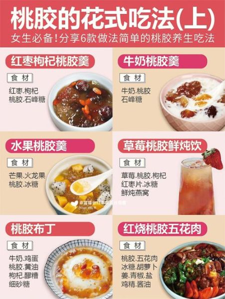 桃胶的做法大全_桃胶的功效与禁忌-第3张图片-山城妙识