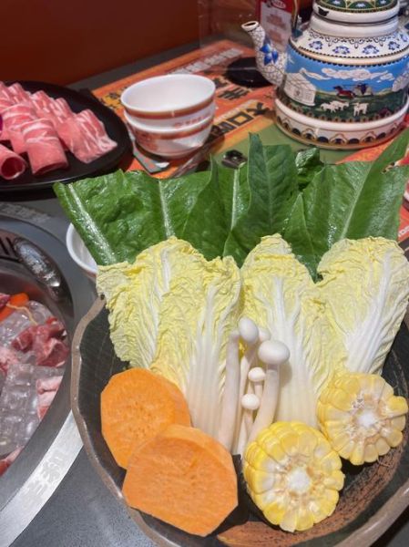 火锅配菜摆盘花样_怎么摆好看-第3张图片-山城妙识