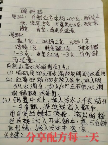 酸辣粉怎么做_正宗酸辣粉配方-第1张图片-山城妙识