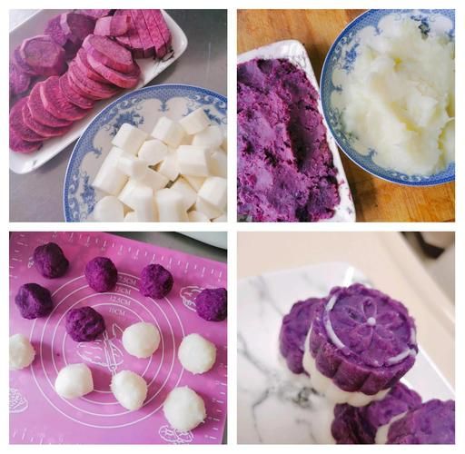 紫薯山药糕不用模具怎么做_紫薯山药糕家常做法-第3张图片-山城妙识