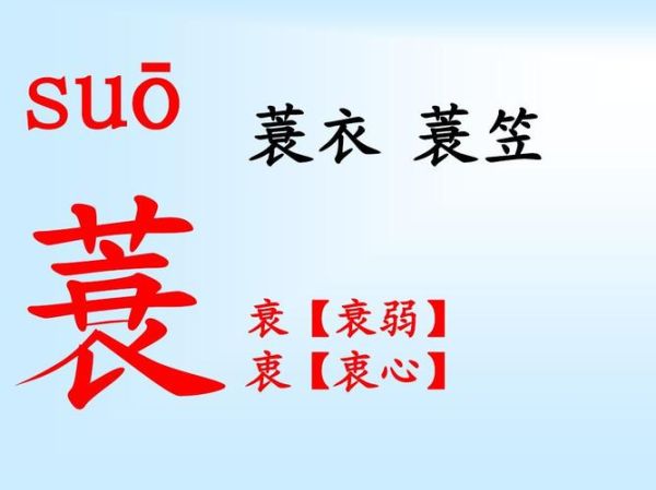 蓑衣的拼音是什么_蓑衣怎么读-第1张图片-山城妙识