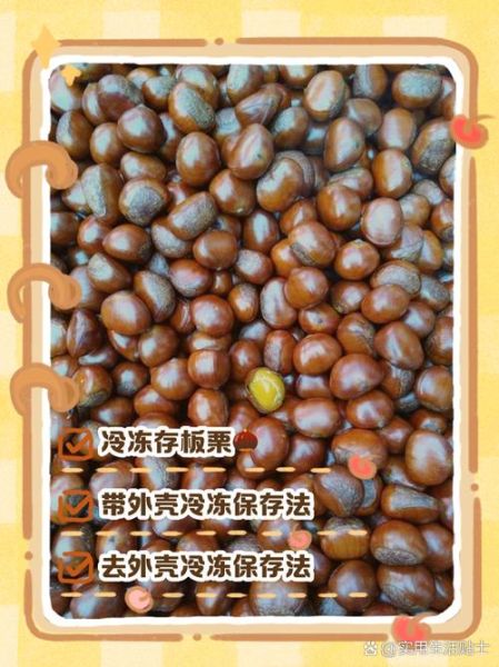 板栗冷冻保存方法_板栗冷冻前要不要焯水-第2张图片-山城妙识