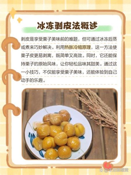 板栗冷冻保存方法_板栗冷冻前要不要焯水-第3张图片-山城妙识