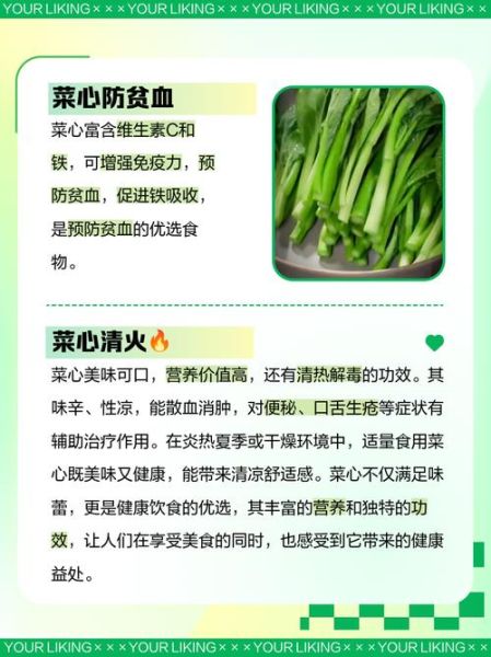 菜心的营养价值_菜心的功效与作用-第1张图片-山城妙识