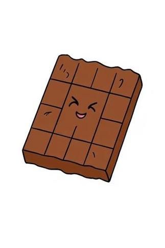 巧克力简笔画步骤_怎么画可爱巧克力-第3张图片-山城妙识