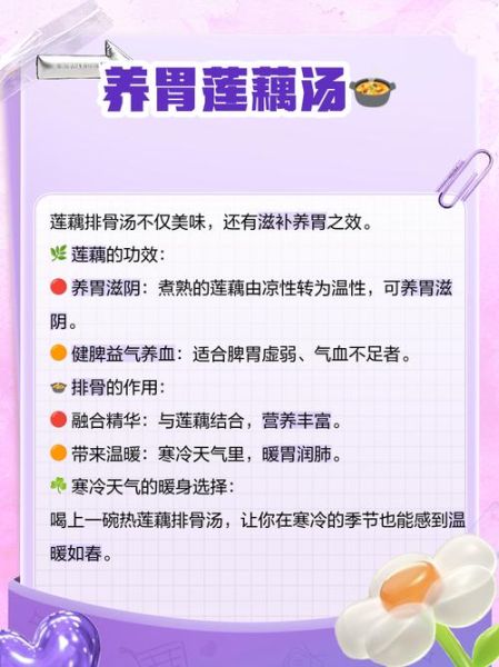 排骨莲藕汤的功效_适合什么人喝-第3张图片-山城妙识