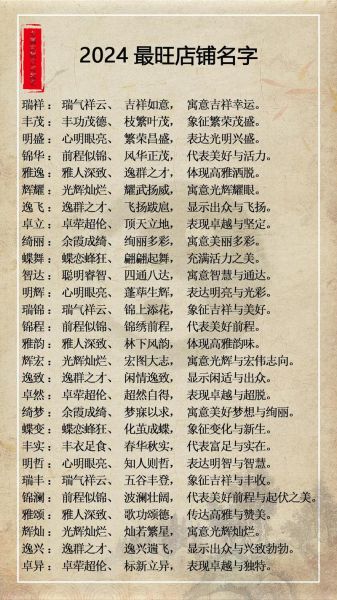 吸引人的店铺名字大全_如何取一个让人过目不忘的店名-第2张图片-山城妙识