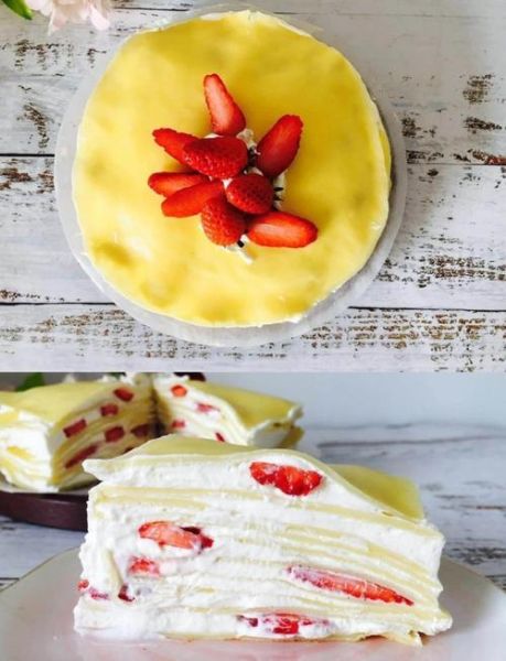 草莓千层蛋糕怎么做_草莓千层蛋糕配方比例-第2张图片-山城妙识